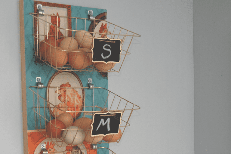 DIY Egg Storage For Backyard Chicken Eggs - Our Happy Backyard Farm